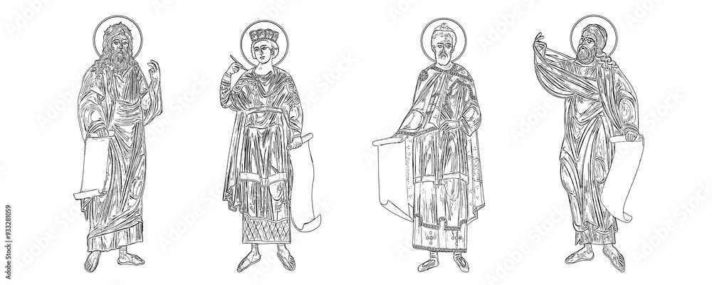 Saints. Names: Jeremiah weeping prophet, Saint Solomon, Moses prophet ...