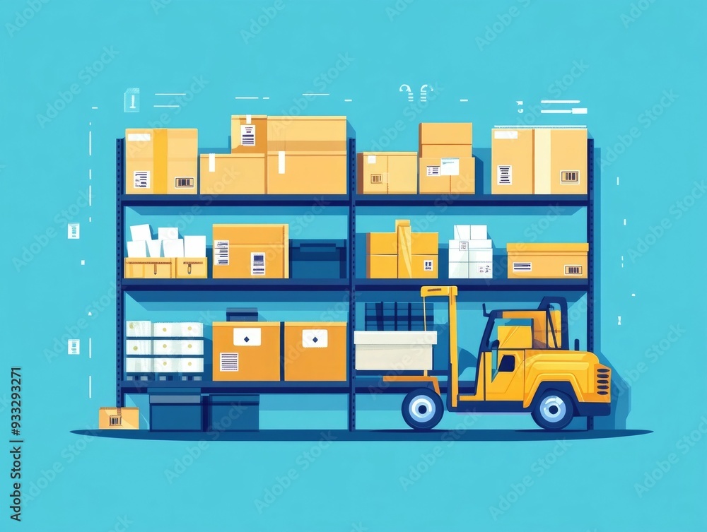 Efficient Inventory Management Minimizing with Flat Design This image ... Efficient Inventory Management Minimizing with Flat Design This image ...