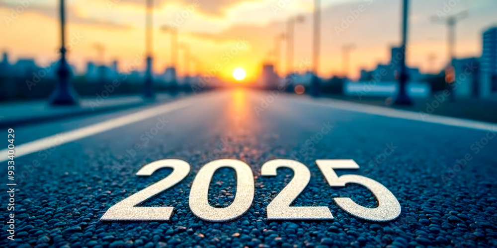 Welcoming 2025, New Year Sunrise, Future Plans, Road Ahead ...