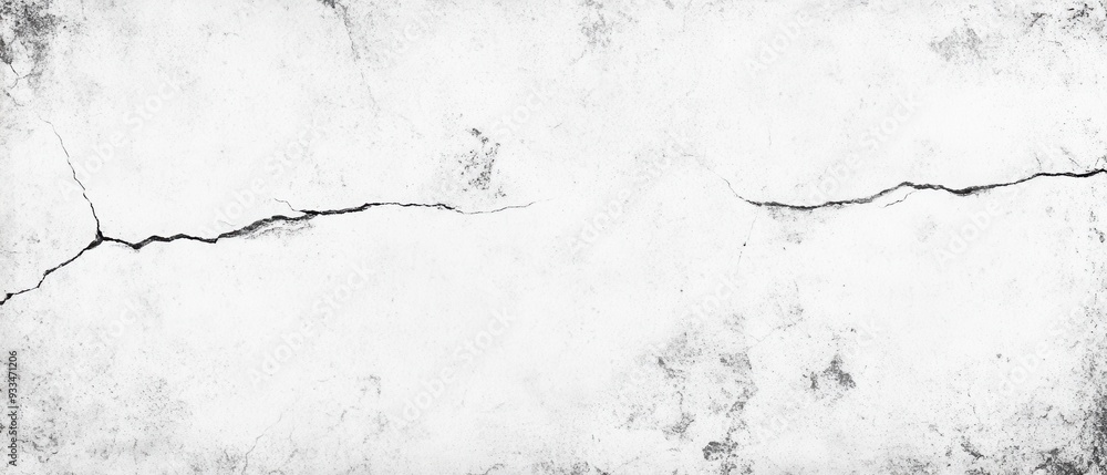 A high-resolution image of cracked concrete with grunge textures ...