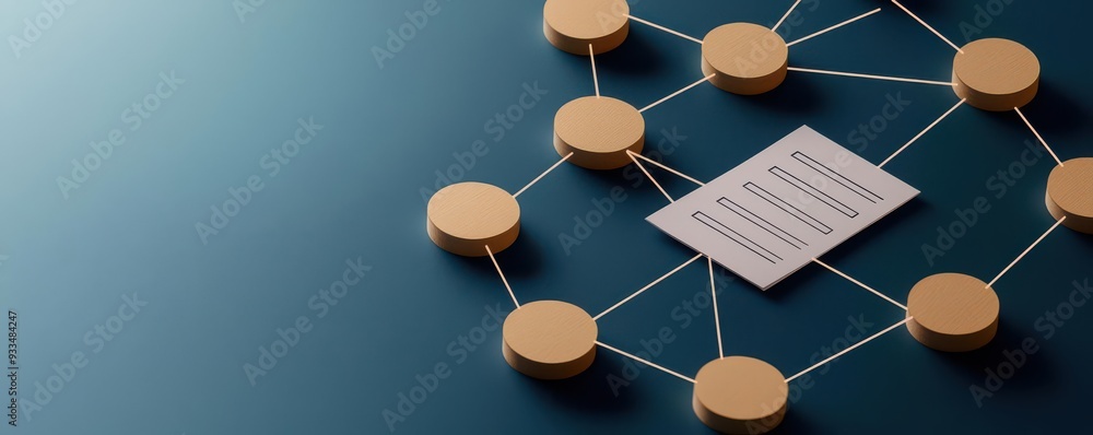 Conceptual image of a flowchart merging with a meeting agenda, roles ...