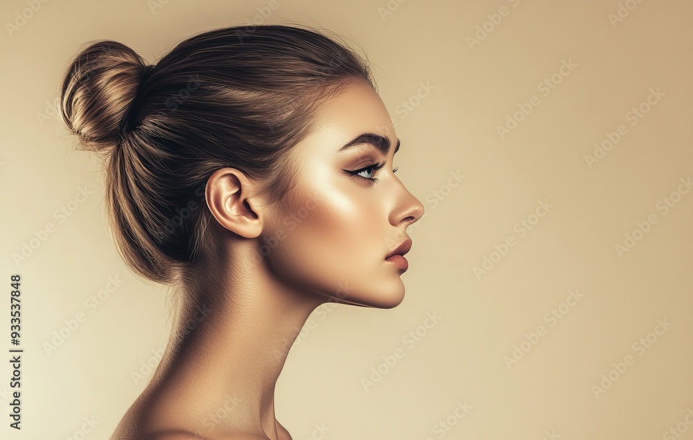 Preparing for cosmetic plastic surgery on the hump of the female nose ...