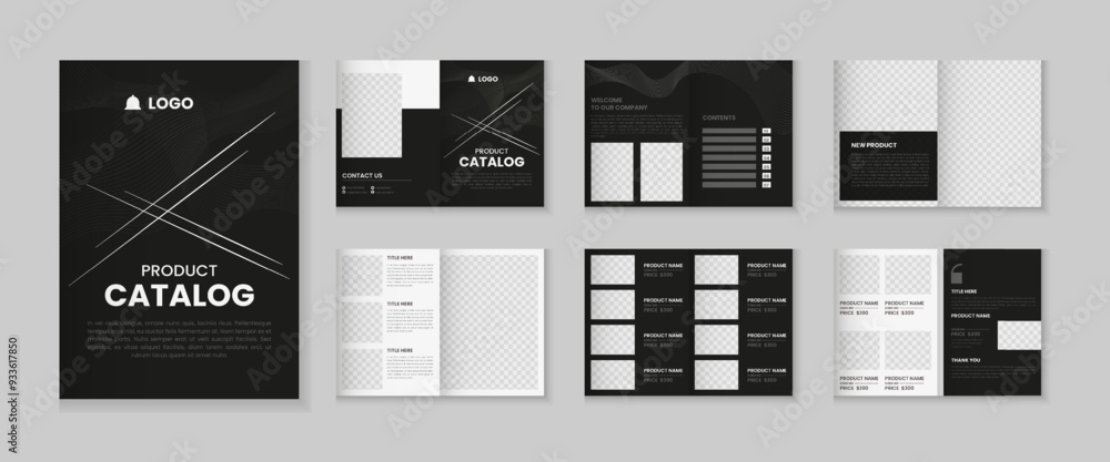 Catalog design or 12 pages product catalogue template design Stock ...