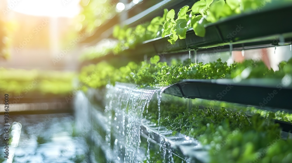 Hydroponic Vertical Farming Setup A sustainable indoor agriculture ...