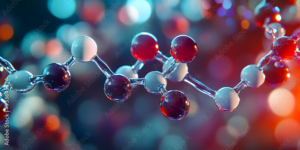 Visualizing the van der Waals structure of tirzepatide molecule in a 3D ...