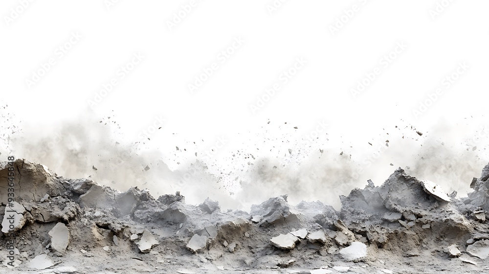 Catastrophic Earthquake Tremor - Hyper-Realistic Seismic Environment with Cracked Earth and Dust ...