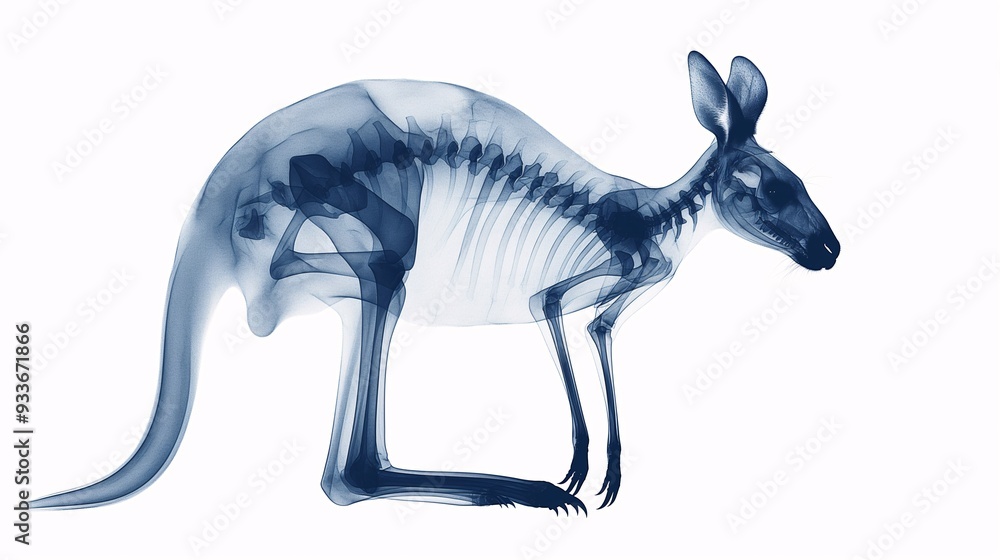 Kangaroo X-Ray: Unveiling the Inner Structure of Australia's Iconic ...