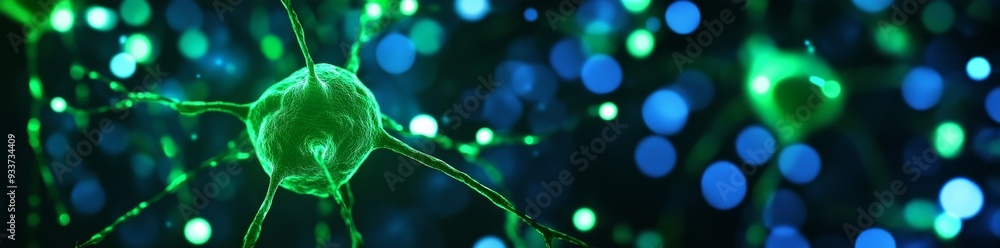 This image shows a pristine culture of astrocytes labeled with GFAP ...