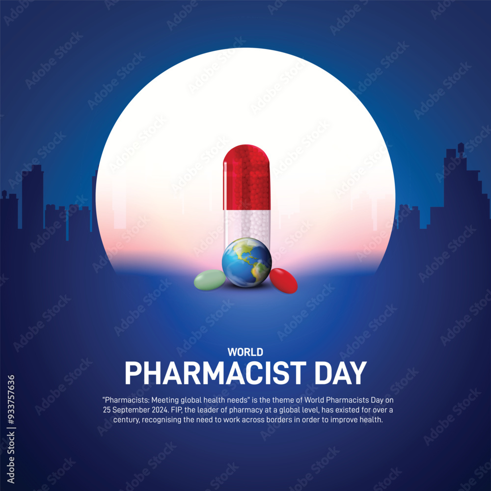 world pharmacists day. world pharmacists day creative poster, banner ...