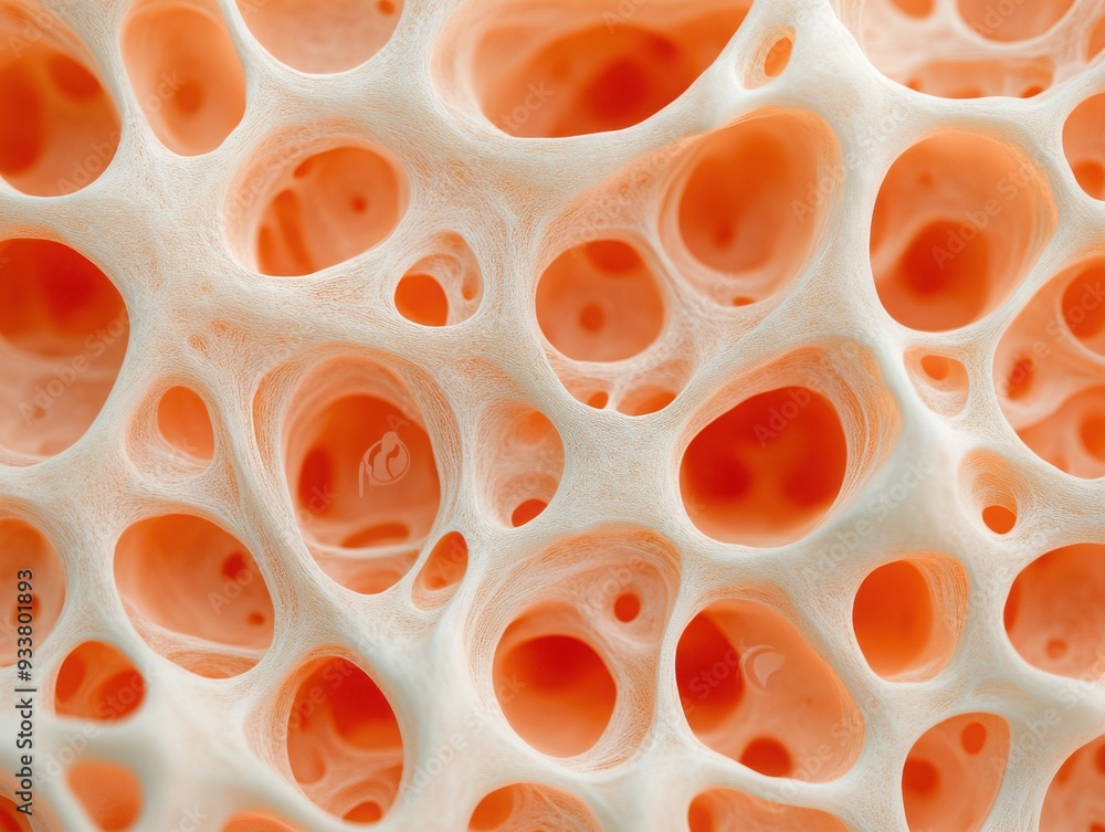 3D rendering of cartilage tissue in joints, focusing on its role and ...