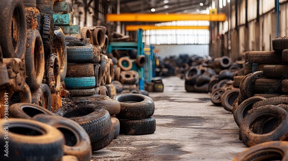 Recycling Rubber for Sustainable Products A recycling facility where ...