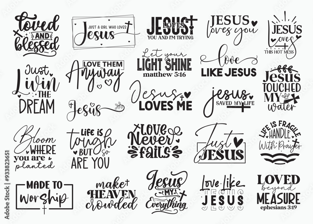 Christian T-shirt Design Set, Christian T-shirt Design, Christian SVG ...