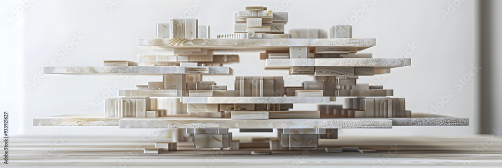 Foto de Organized Hierarchy of Tasks in a Stack: Visualizing Systematic ...