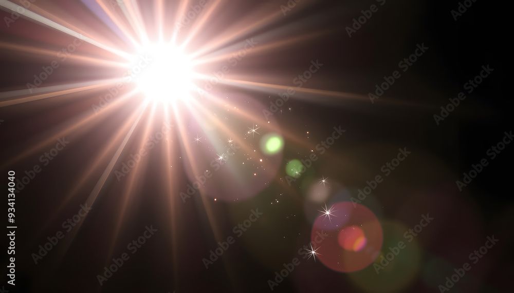 Starlight shine glow. Sparks and bright sparkles effect on , Light ...