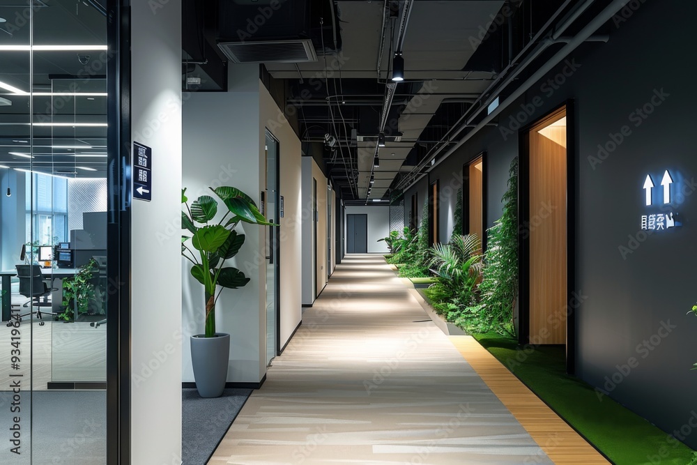 Clear wayfinding signage and designated zones for different activities ...