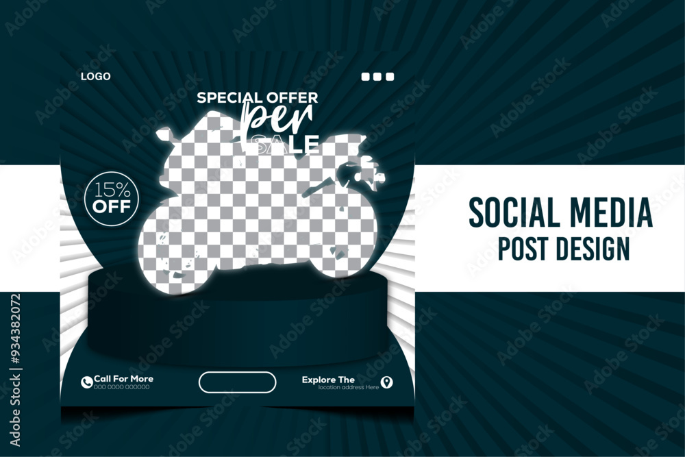 Motorcycle social media post design .New Motorcycle social media post ...