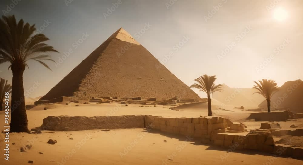 Exploring hidden Egyptian Pharaohs tombs King Tuts pyramid lit by ...