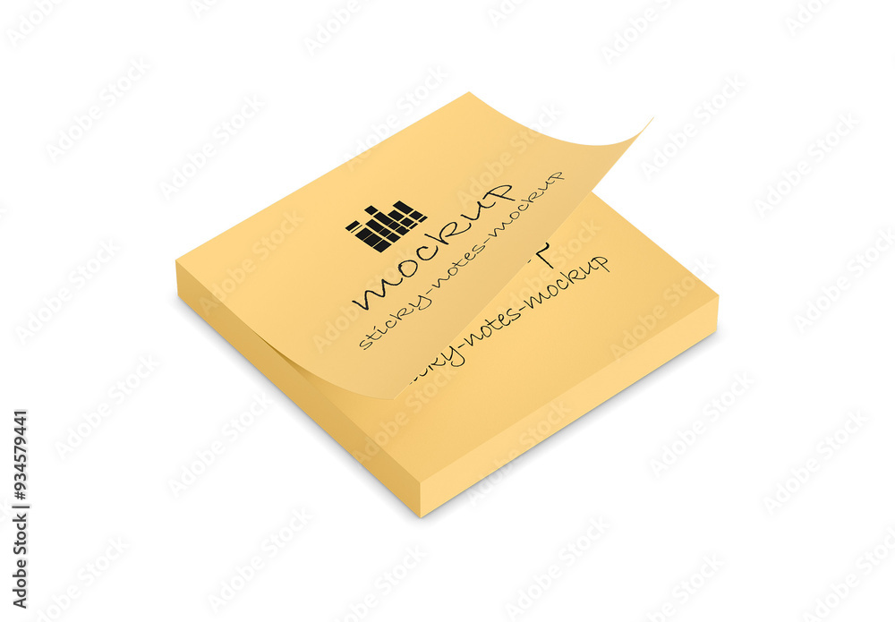Sticky Notes Mockup Stock Template | Adobe Stock