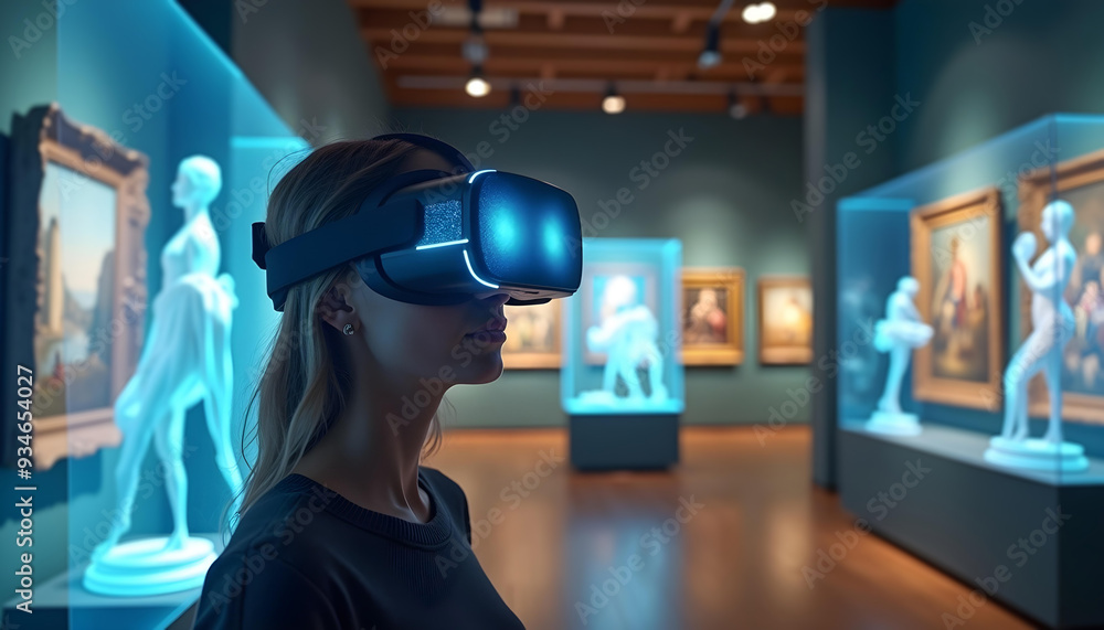 Virtual Reality Museum Tour with Interactive Holograms and 3D Art ...