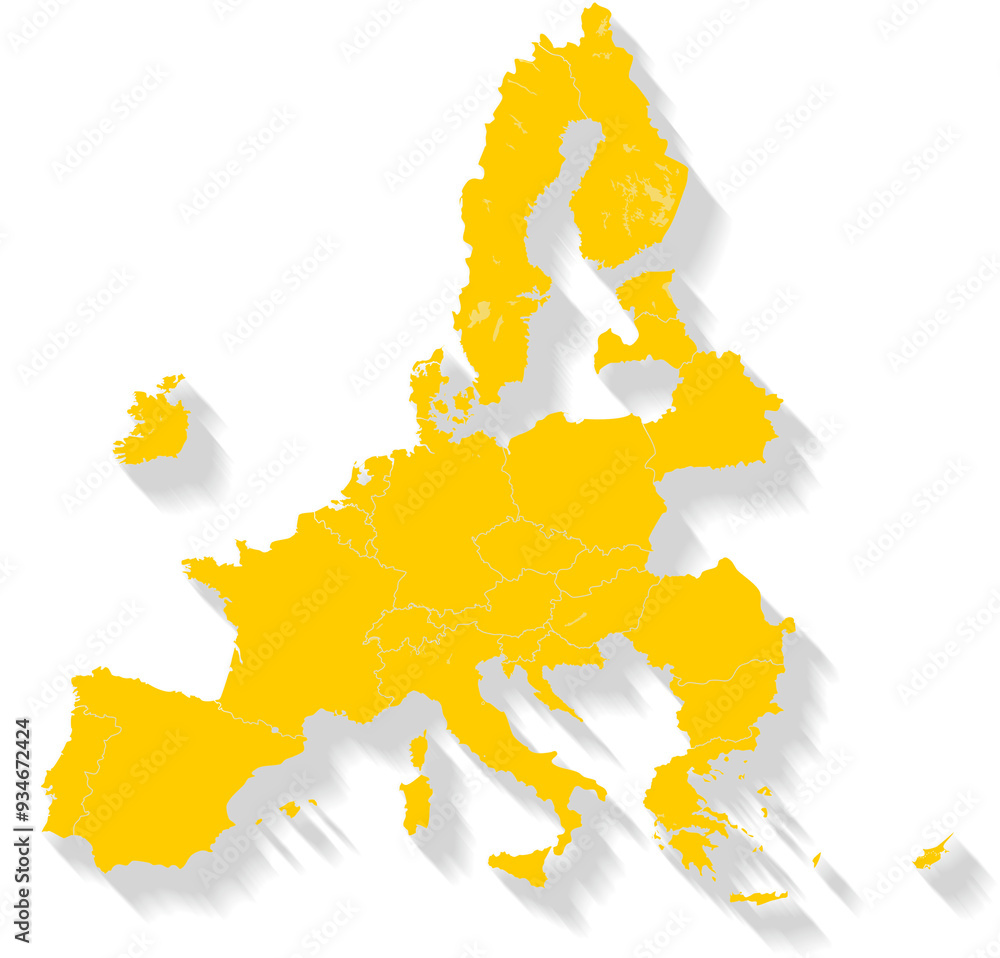 simpified outline border-map creative abstract background as the colors ...