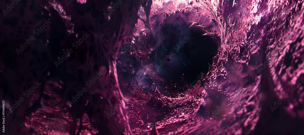 Black hole illustrated through 3D astrophysics where 2D matter is ...