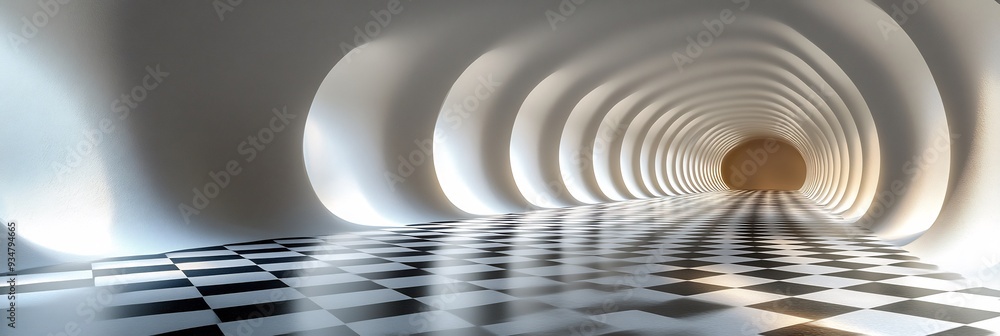 3d Objects Casting 2D Shadows surreal environment where complex 3D object cast impossibly ...