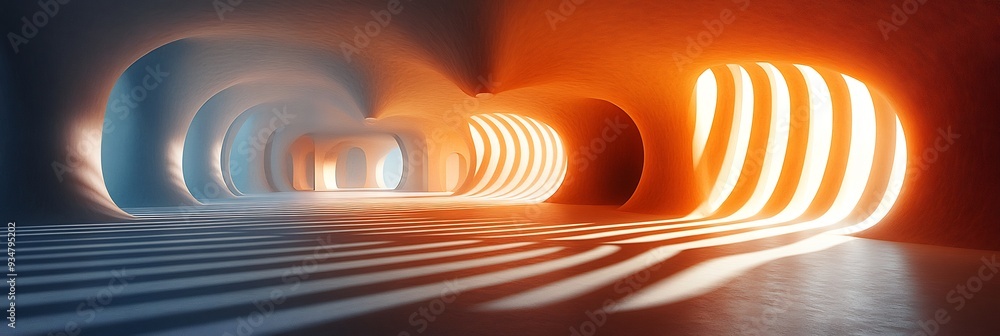 3d Objects Casting 2D Shadows surreal environment where complex 3D object cast impossibly ...