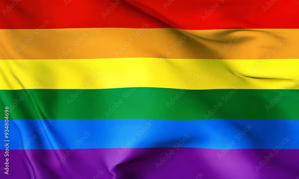 Rainbow Pride Flag: A vibrant and symbolic representation of LGBTQ+ ...