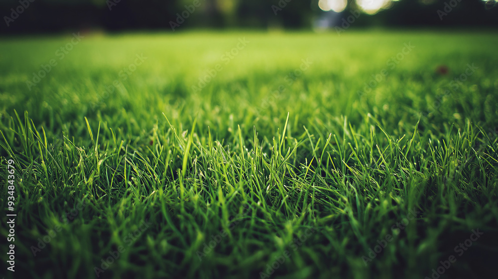 Green grass texture. A grassy field, a spring lawn. Background of green ...