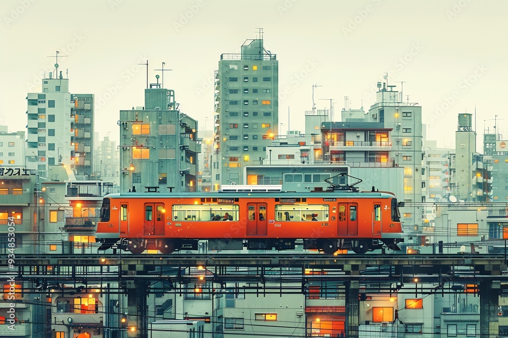 Vector art showing the challenges of sustainable urbanization with ...