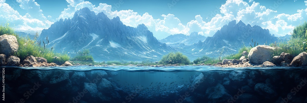 Vector illustration of the global water crisis emphasizing the need for ...