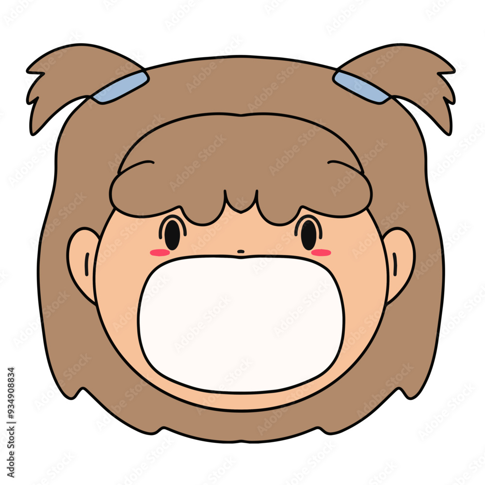 Cute name label,sticker name tag of cartoon animal character design ...