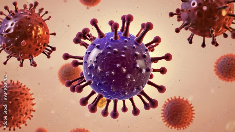 Variety of viruses, showcasing their unique structures and ...