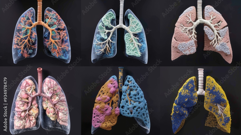 Cybernetic Depiction of Pulmonary Fibrosis Progression: Lung Scarring ...