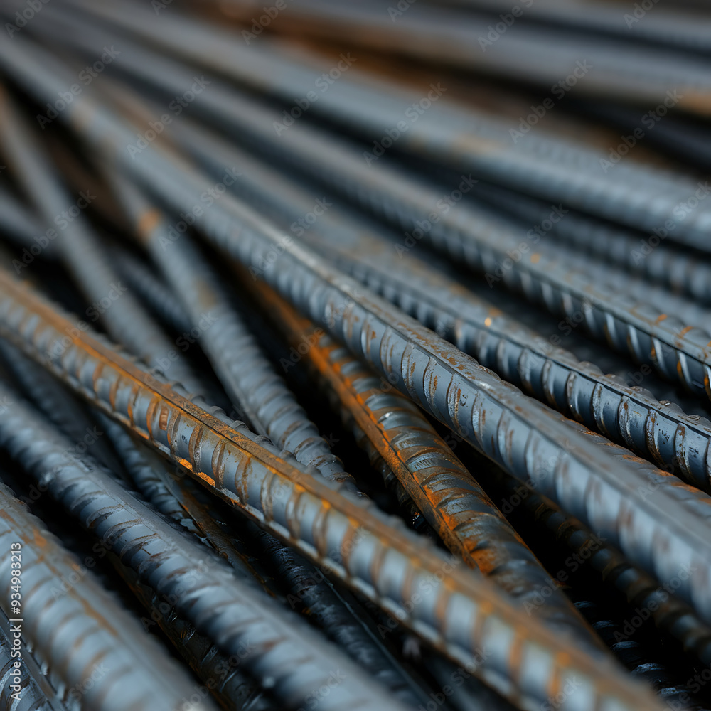 texture of steel deformed or bars background Deformed steel bars for ...