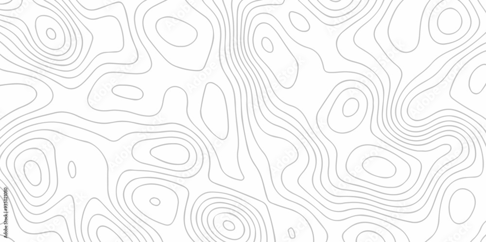 Seamless wave stipe line topography counter map. abstract sea mounted ...