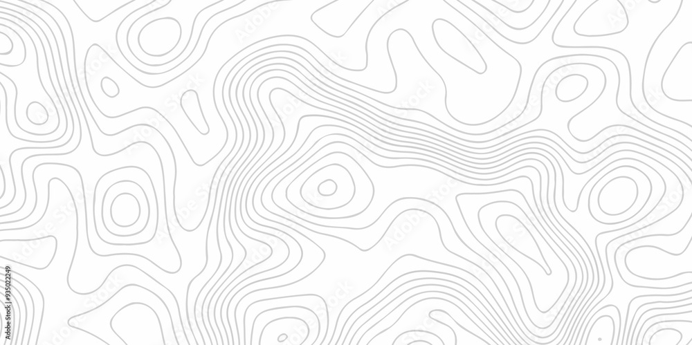 Seamless wave stipe line topography counter map. abstract sea mounted ...