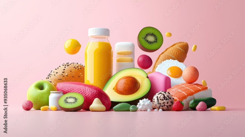 Illustration of different types of fats and their cholesterol impact ... Illustration of different types of fats and their cholesterol impact ...