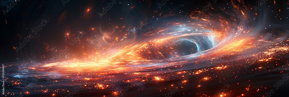 Event horizon where the 3D structure of a black hole warps time with 2D ...