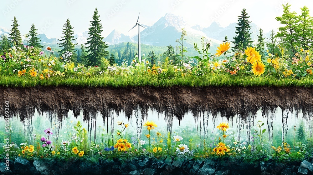 Infographic comparing the energy output and environmental impact of ...