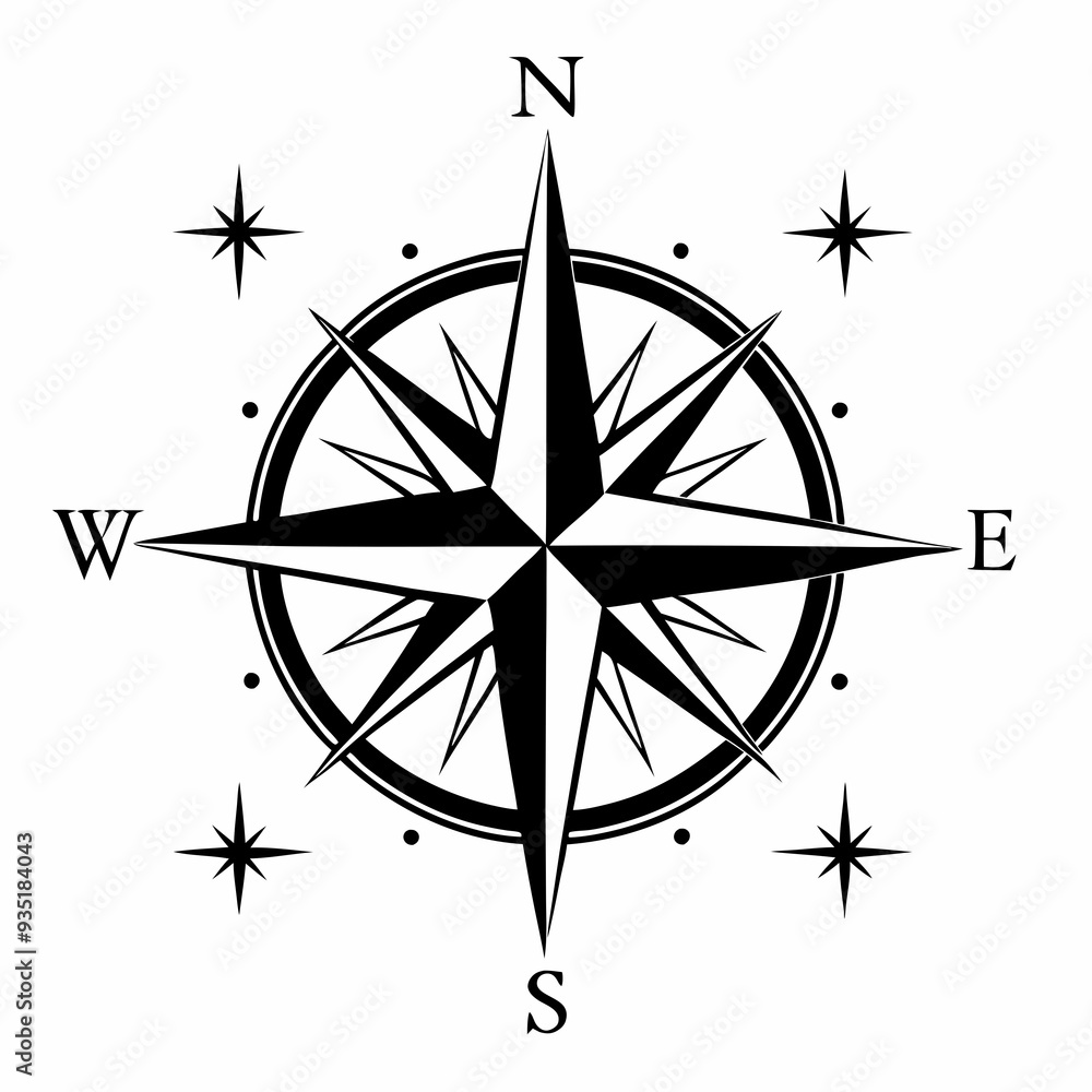 Compass, Compass SVG, Compass Rose SVG, Nautical Compass SVG, Svg ...