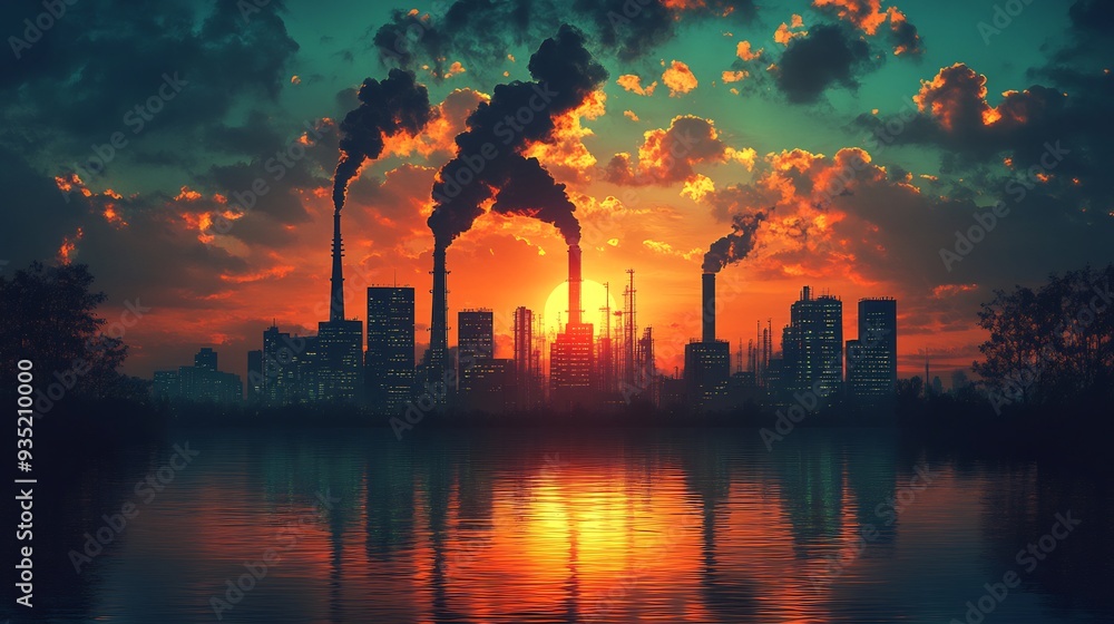 Infographic illustrating the carbon footprint of different human ...