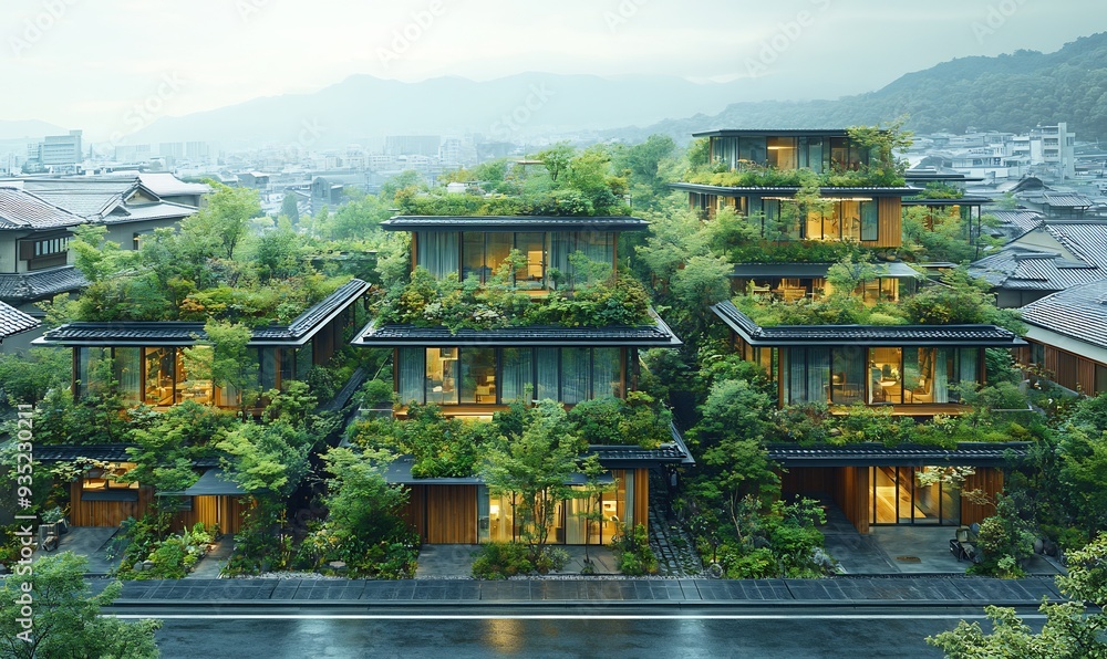 Infographic showing the impact of ecofriendly architecture on reducing ...