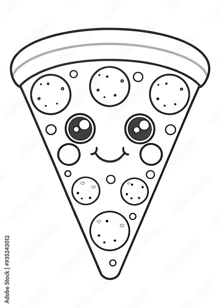 Fun Pizza Coloring Pages for Kids - Creative and Delicious Designs to ...