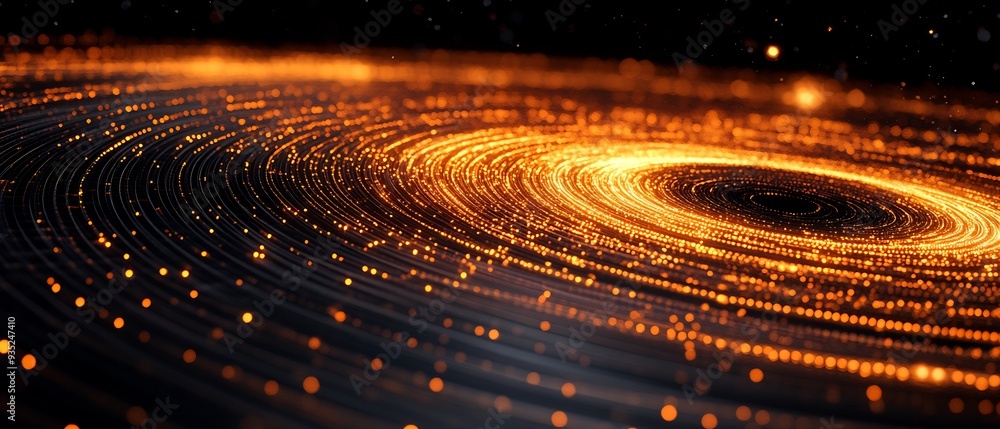 Infographic visualizes Schwarzschild radius of a black hole showing 3D ...