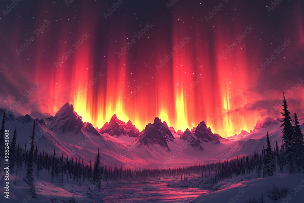 Aurora Borealis of Unseen Frequencies aurora borealis made of light in ...