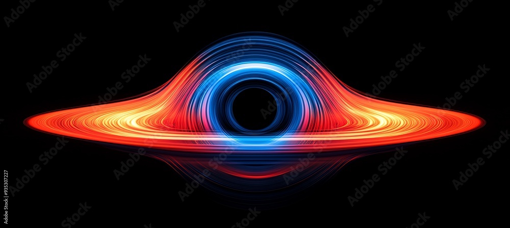 Black hole born from a 3D stellar collapse where 2D light and energy ...