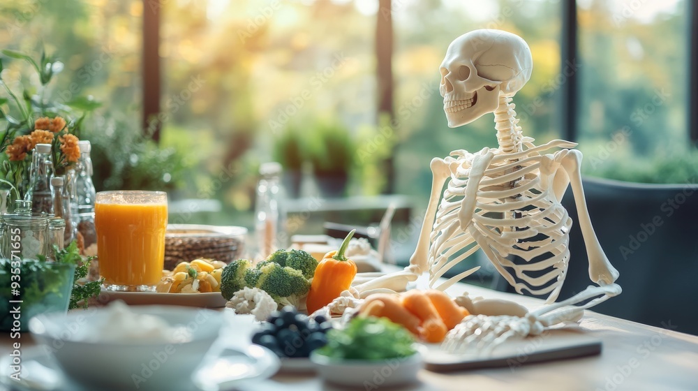 Understand the importance of bone health. A diet rich in calcium and ...