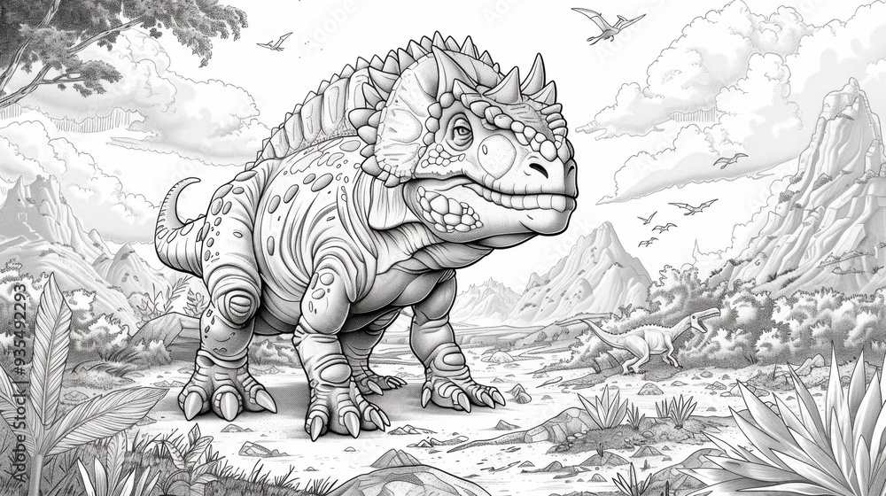 Get ready to travel back in time with this dinosaur coloring book ...