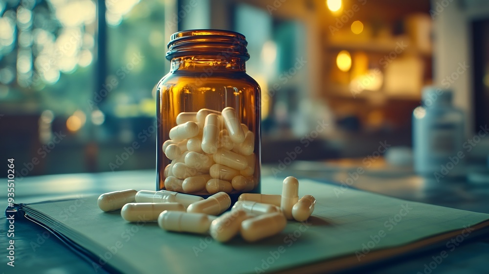 The capsules were poured onto the table from an unbranded pill bottle ...